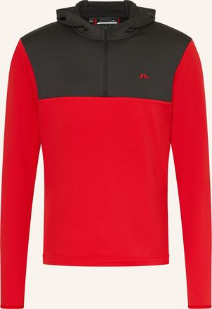 J.Lindeberg J.Lindeberg Funktionshoodie rot