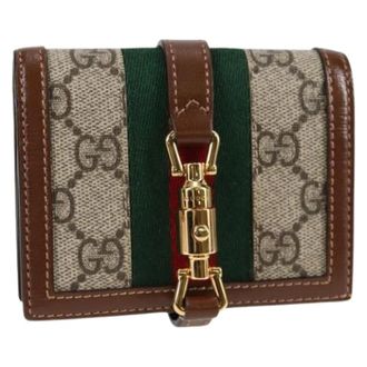Gucci Portefeuille GG Canvas Vintage Pre-owned - Femme - Pre-owned - Beige - Taille: ONE Size