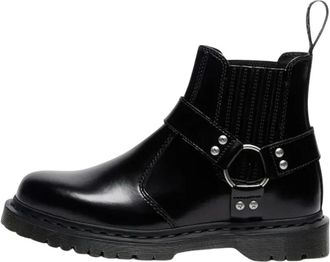Dr. Martens Homme, Chaussures, Noir, Taille: 37 EU 2976 Harness Analine Leather Chelsea