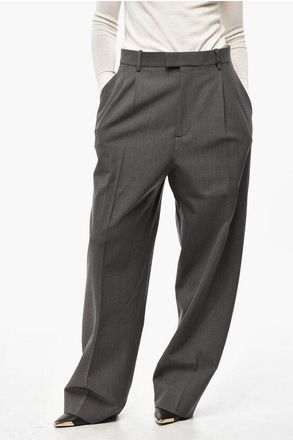 Bottega Veneta Double-pleated Wool Blend Pants Größe 42
