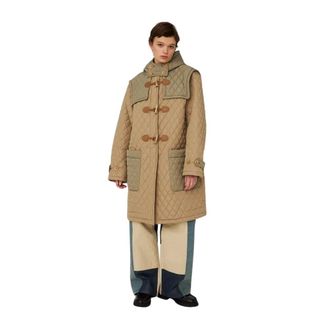 Stella Nova Femme, Manteaux, Vert, Taille: 38/40 FR Duffel 7246 Jacket