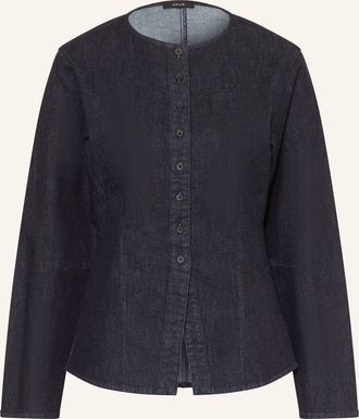 OPUS Jeansbluse Fartis blau