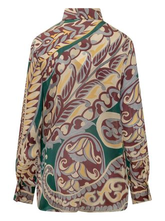 Etro Etro Paisley Print Silk Shirt