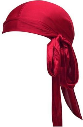 Generic Durag 2026 Options de couleur | Silk Du Rags pour hommes et femmes Perfect Waves Tresses Locs (taille unique) (3) Bordeaux
