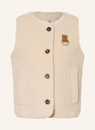 Barbour Teddyfell-Weste Bowes weiss