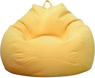 Dioche Gro&szlig;er Sitzsack-Stuhlbezug, Weich, Langlebig, Einfaches Design, f&uuml;r Innenliegen, Sofas, Ersatzbezug f&uuml;r Erwachsene, Wohnzimmer, Schlafzimmer, Stoffmat