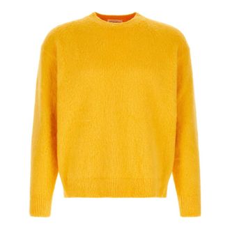 Roberto Collina Pull col rond - Homme - Pulls - Jaune - Taille: M