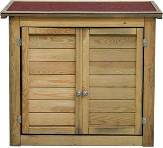 Cémonjardin Cémonjardin - Armoire de rangement en bois Lisboa petit modèle