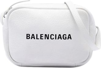 Balenciaga Sac bandouli&egrave;re Everyday Pre-owned - Femme - Pre-owned - Blanc - Taille: ONE Size