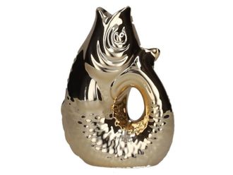 Giftcompany Monsieur Carafon Vase/Karaffe Fisch XS Gold 0,2l