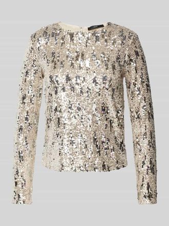 Mango Slim Fit Bluse mit Paillettenbesatz Modell XLENJUI