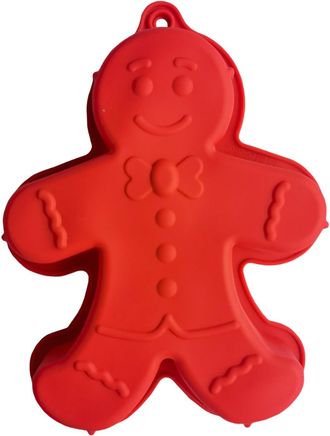 Generic Silikon-Lebkuchenmann-Backform - Weihnachts-Lebkuchen-Kuchenform, Lebkuchen-Silikon-Kuchenform, Silikon-Weihnachts-Lebkuchenmann-Backform, Backform Fü