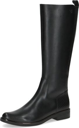 Caprice Damen Stiefel aus Leder Elegant, Schwarz (Black Comb), 38.5 EU