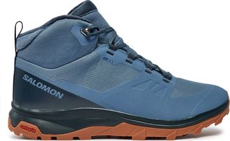 Salomon Trekkingschuhe Salomon Outsnap Cswp L47289800 Blau