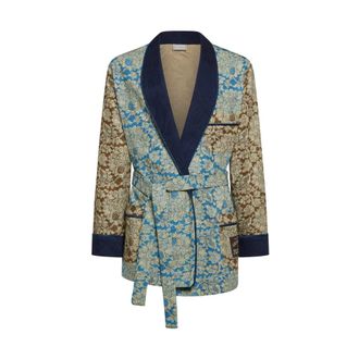 Pierre-Louis Mascia Ricordo Kimono - - Jackets - Damen - Blau - S
