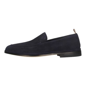 Rolando Sturlini Wildleder-Loafer - - Shoes - Herren - Blau - 40 EU