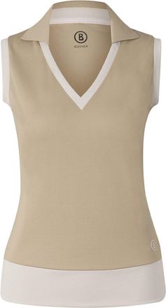 Bogner Polo-Top Alysha f&uuml;r Damen - Beige - 42