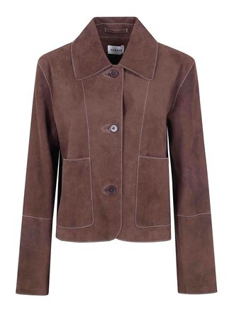 P.A.R.O.S.H. P. A.R. O.S. H. Blouson En Cuir - Marron
