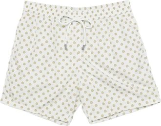 Barba Homme, Maillots de bain, Blanc, Taille: M Short de bain
