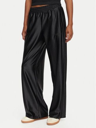 adidas Stoffhose Essentials Satin KV6849 Schwarz Regular Fit