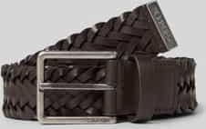 Calvin Klein G&uuml;rtel aus Nappaleder in Flecht-Optik