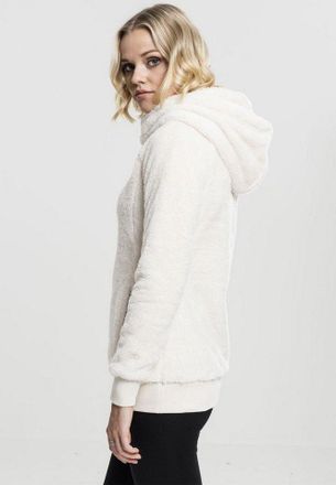 Urban Classics Kapuzenpullover Ladies Long Teddy Hoody XS bis XL