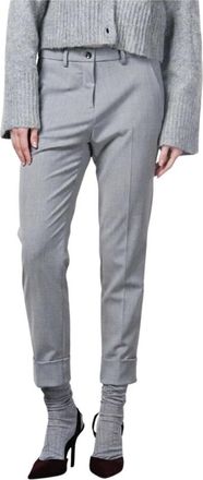 Mason's Pantalon Chino New York Carrot - Femme - Pantalons - Gris - Taille: 34 FR