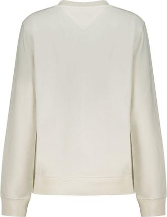 Tommy Hilfiger Logo-Embroidered Cotton Sweatshirt - White