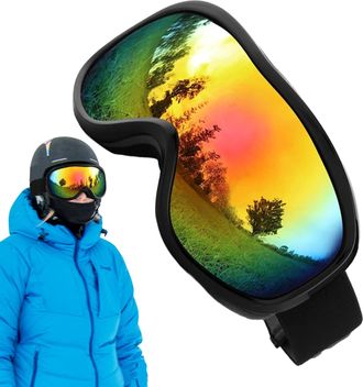Generic Snowboardbrille | Doppelschichtige Sportbrille | Winterbrille Staubdicht für Ski Radfahren Outdoor Radfahren Motorrad Snowboard Motorrad