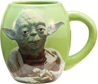 Star Wars JOY TOY 99068 - Star Wars Yoda Keramik Tasse, 11 cm, 532 ml