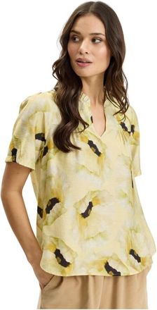 In Front IN Front, Femme, Blouses et Chemises, Jaune, Taille: 46 FR Blouses