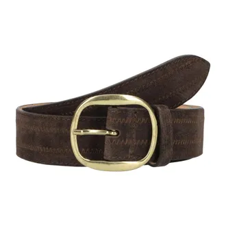 Omoda Wildleder Braun G&uuml;rtel Louise 67 - - Accessories - Damen - Braun - 85 CM