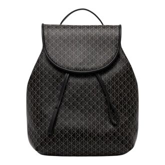 Calvin Klein Emblem Mini Rucksack - - Bags - Damen - Schwarzk - ONE SIZE