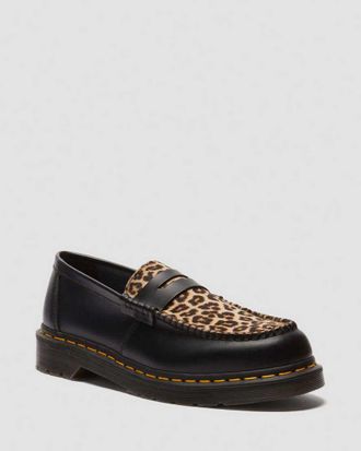 Dr. Martens Penton Hair On & Glattleder Schuhe in Schwarz, Gr&ouml;&szlig;e: 36