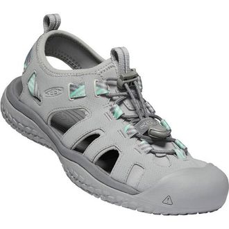 Keen Damen Trekkingsandale SOLR SANDAL W-LIGHT GRAY/OCEAN WAVE
