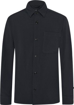 Joop Stretch-Overshirt in Seersucker-Qualit&auml;t in