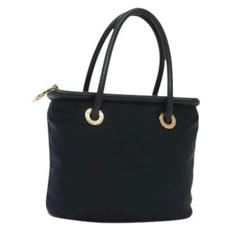 Celine Sac &agrave; main vintage en nylon Pre-owned - Femme - Pre-owned - Bleu - Taille: ONE Size