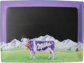 Nostalgic Art M i l k a - Kreidetafel - Blechschild 29,5 x 39,5 cm