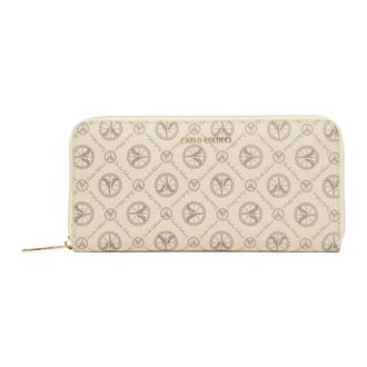 Carlo Colucci Geldb&ouml;rse mit Logodruck Coviello - - Accessories - Damen - Beige - ONE SIZE