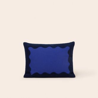 Madura Housse De Coussin Namata Bleu outremer - BLEU