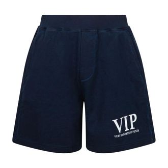 Dsquared2 Homme, Shorts, Bleu, Taille: 2XL Navy Blue Jogging Bermuda Shorts