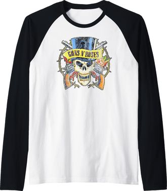 Guns n' Roses Skull Raglan