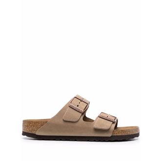 Birkenstock Femme, Chaussures, Brun, Taille: 44 EU Arizona Tongs, Pointure Fine