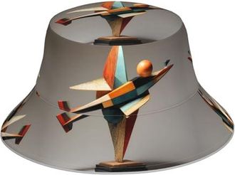 Generic Chapeau De Godet Image De Forme Sp&eacute;ciale Hommes Chapeau De Seau Respirant &Agrave; Large Bord Bonnet Soleil, pour De P&ecirc;che, Chasse, Sports, 56-58cm