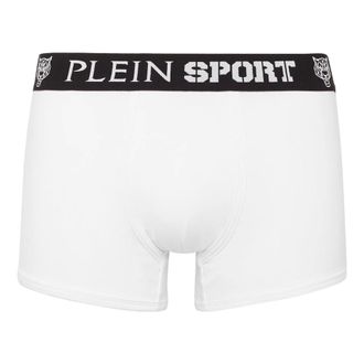Plein Sport Homme, Sous-v&ecirc;tements, Blanc, Taille: 2XL Boxer Tiger
