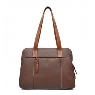 Zerimar | Sac &agrave; main en cuir v&eacute;ritable pour femme, style d&eacute;contract&eacute; | Sac &agrave; main en cuir naturel pour femme avec plusieurs compartiments | Id&eacute;al au quotidien