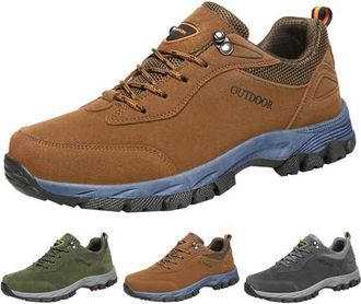 Generic Chaussures de randonn&eacute;e pour homme - Imperm&eacute;ables et l&eacute;g&egrave;res - Chaussures de sport pour homme - Noires - Semelle &eacute;paisse - Chaussures de sport - Chaus