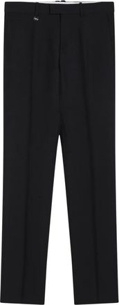 Burberry Homme, Pantalons, Bleu, Taille: L Pantalon Classique Bleu Marine en M&eacute;lange de Laine