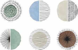 Villa D'Este Home Tivoli Set 6 Platzteller Ø 33 cm Kunststoff PP, Venice Lido