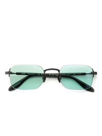 Gast lunettes de soleil Domsa &agrave; monture rectangulaire - Vert